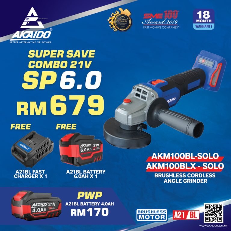 AKAIDO SUPER SAVE COMBO 6.0AH- AKM100BLX – AKAIDO